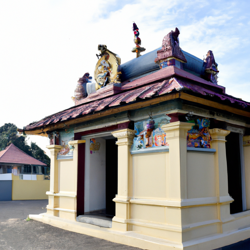 Anantha Nadarajah Temple, Mahajana College, Tellippalai In SriLanka ...