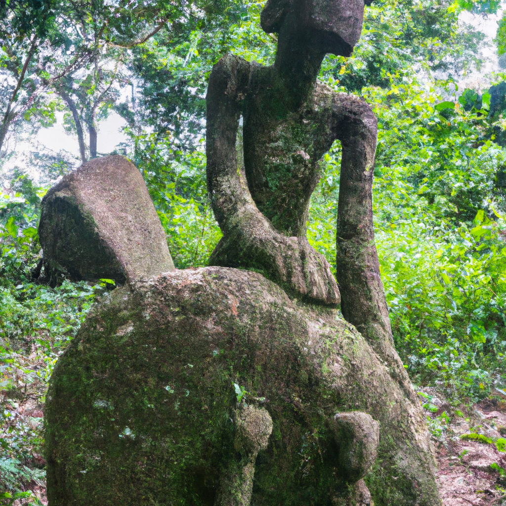 Carved Stone Figure at Igbajo, Osun State In Nigeria: Overview ...