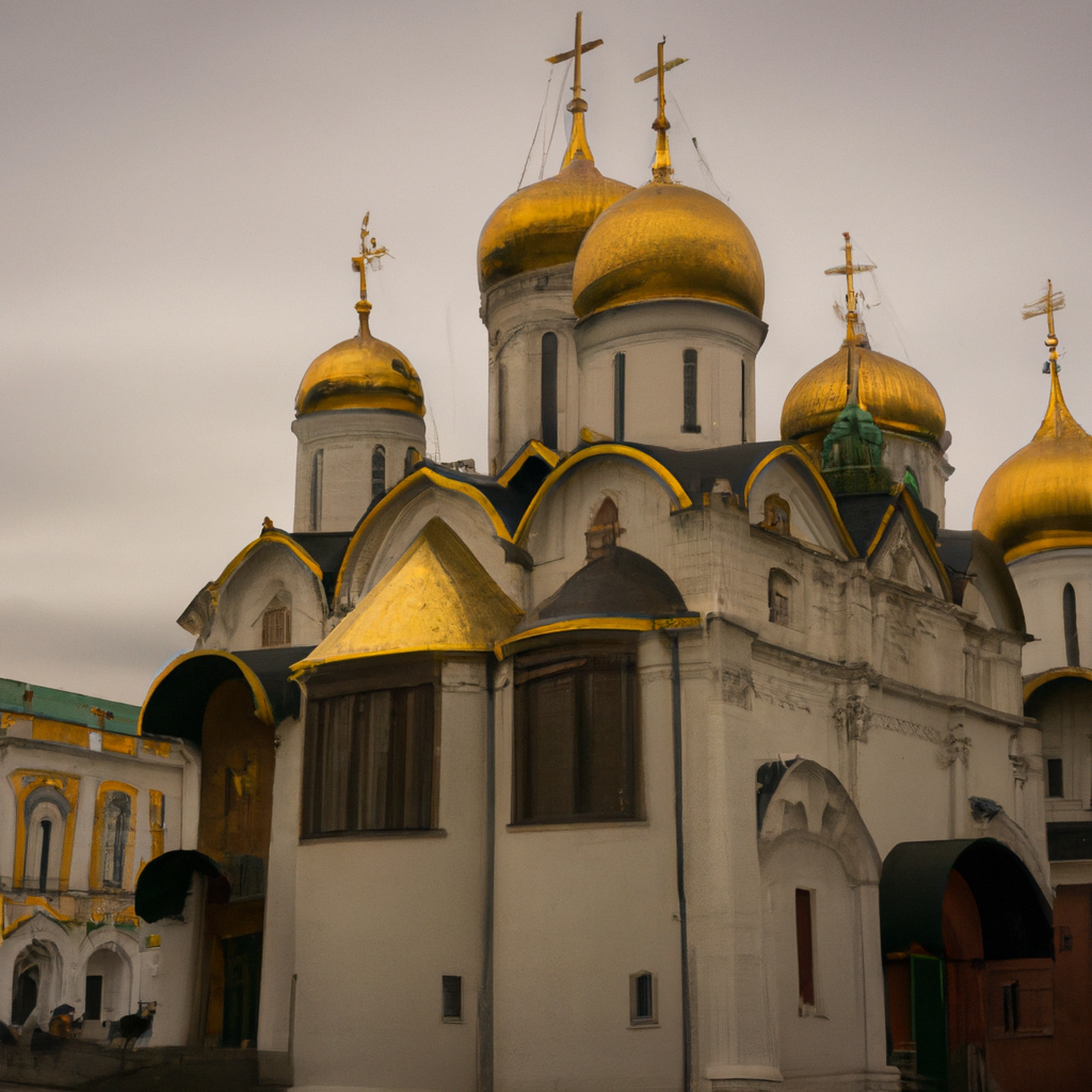 Cathedral of the Assumption in the Moscow Kremlin In Russia: Overview ...