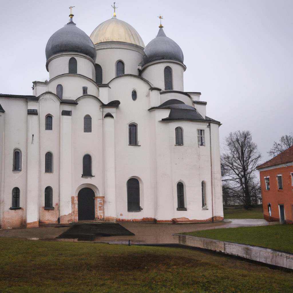 Cathedral of the Transfiguration of the Savior in Novgorod In Russia ...