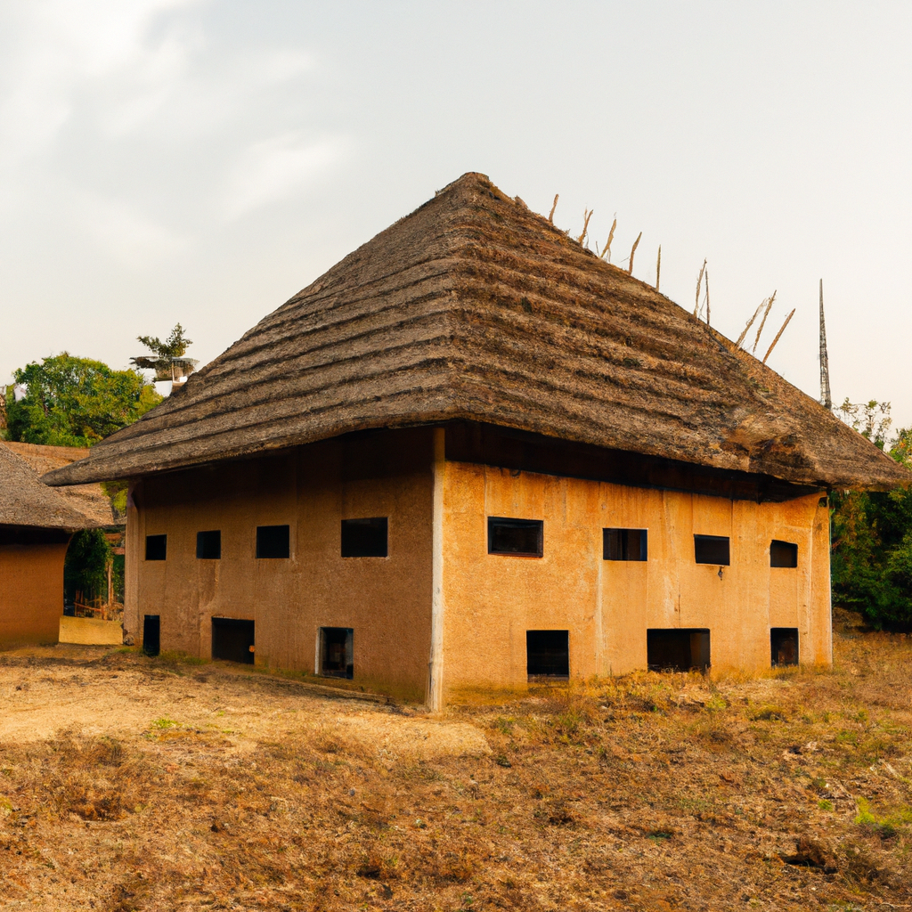 Chief Aikoriogie’s House, Enogie of Obazagbon, Edo State In Nigeria ...