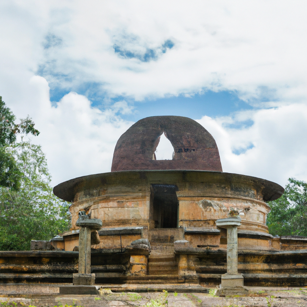 Chola period Sivan Temple (Shiva Devalaya), Polannaruwa In SriLanka ...