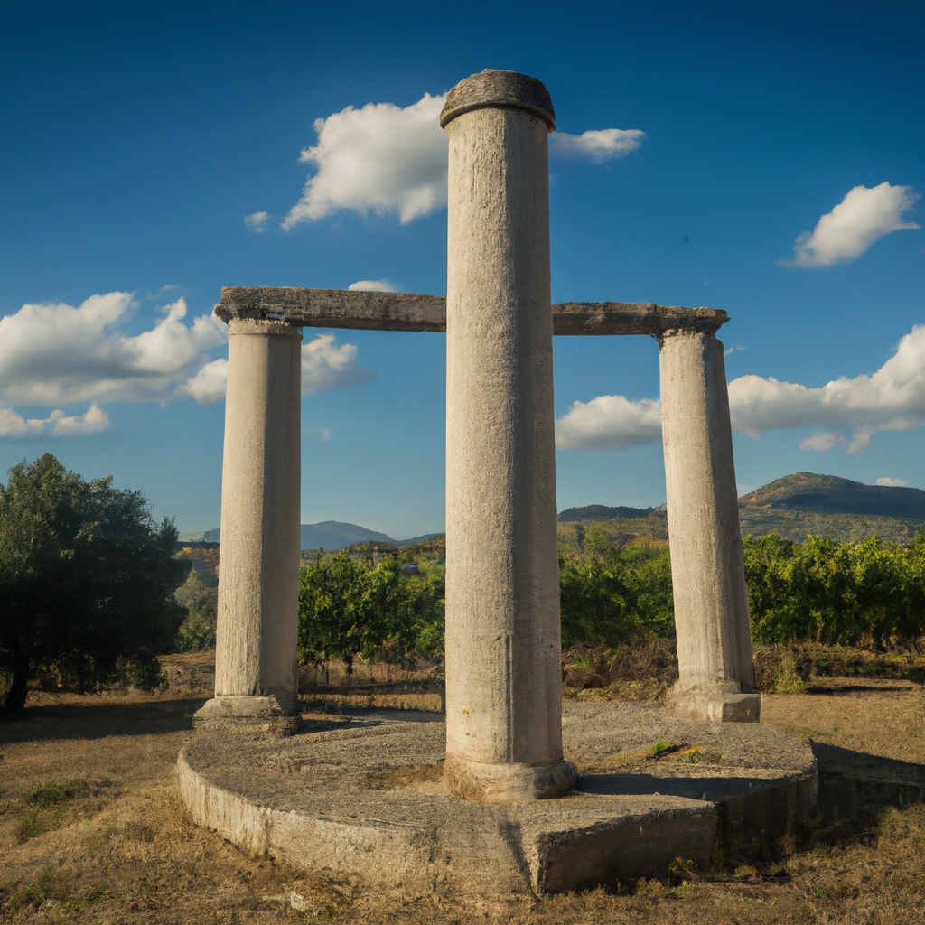 Circular funerary monument Kolones In Greece: Overview,Prominent ...