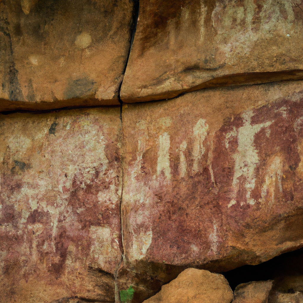 Dutsen Damisa Rock Painting Near Gumje, Bauchi State In Nigeria ...
