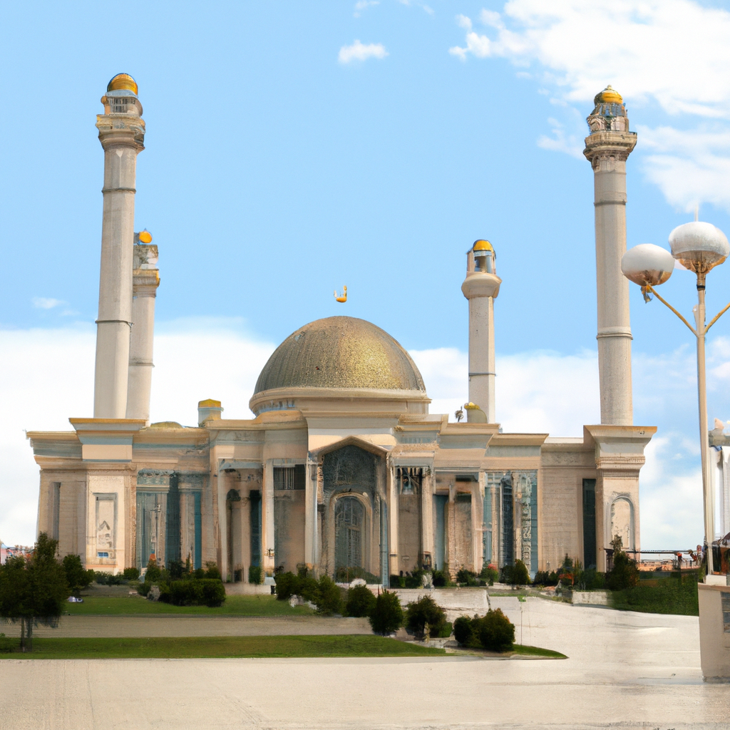 Ertogrul Gazi Mosque - Ashgabat In Turkmenistan: Overview,Prominent ...