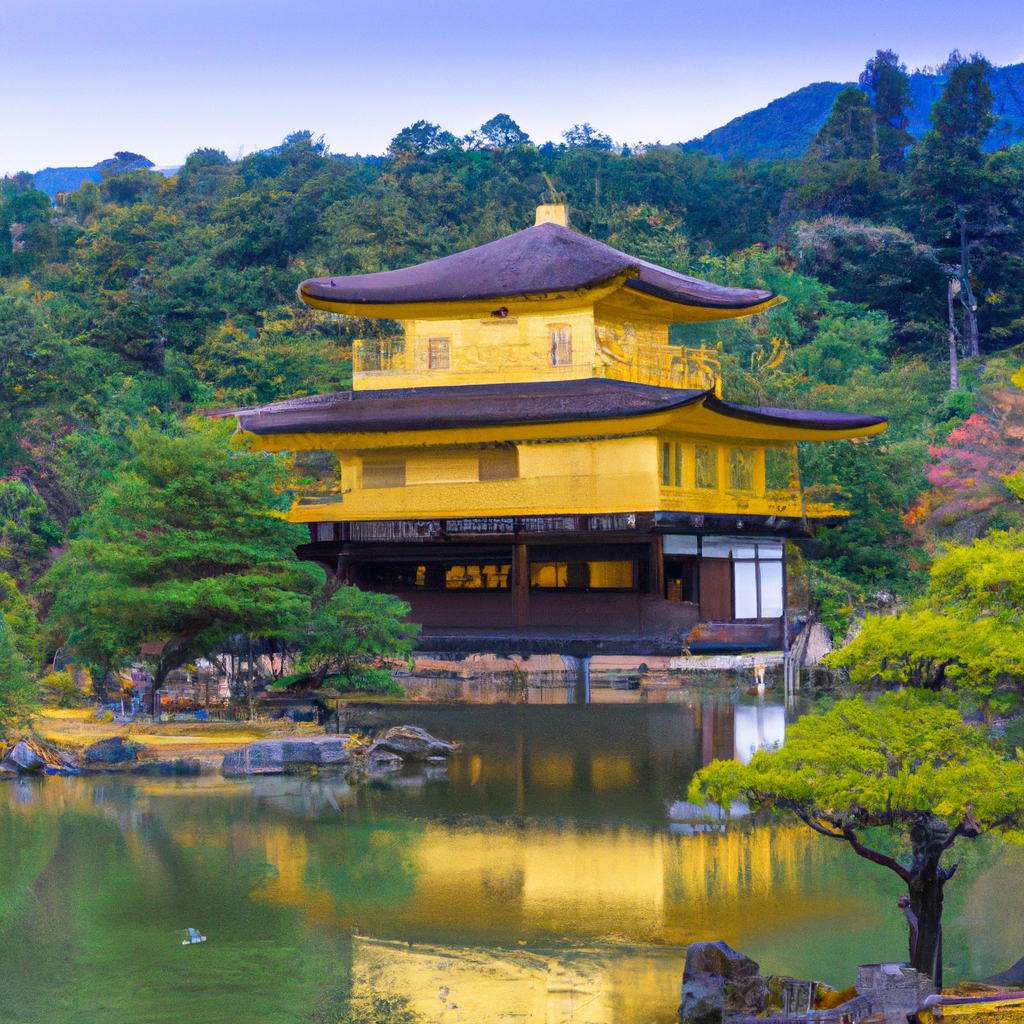 Kinkaku-ji (Rokuonji, Deer Garden Temple, Temple of the Golden Pavilion ...