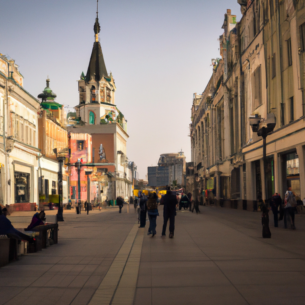 Old Arbat Street in Moscow In Russia: Overview,Prominent Features ...