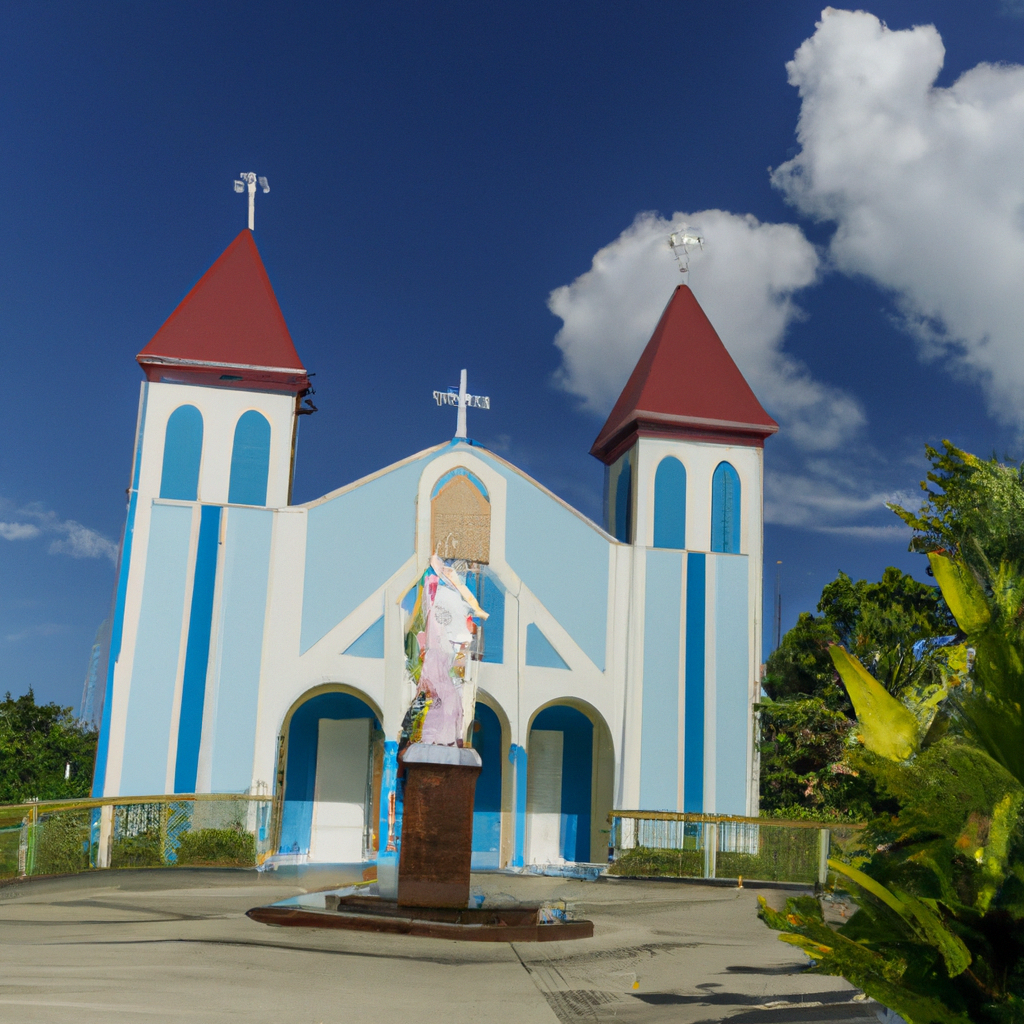 Our Lady of Mount Carmel Church, Grande Riviere, Dennery In Saint Lucia ...