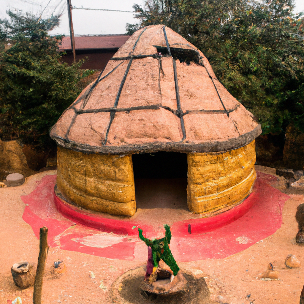Shrine of Osun in the King’s Market at Osogbo, Osun State In Nigeria ...