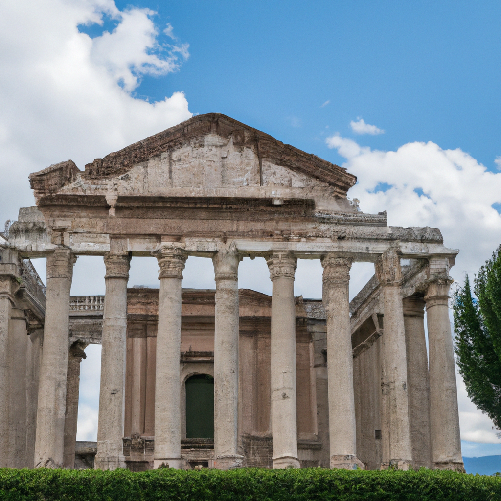 Temple of Bacchus, Baalbek (partially located in Italy) In Italy ...