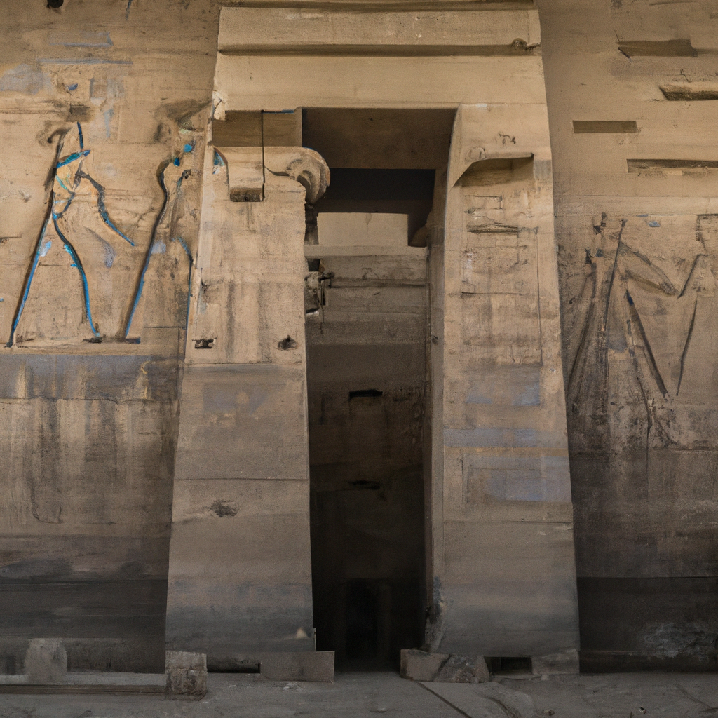 Temple of Hathor at Dendera West Bank North East In Egypt: Histroy ...
