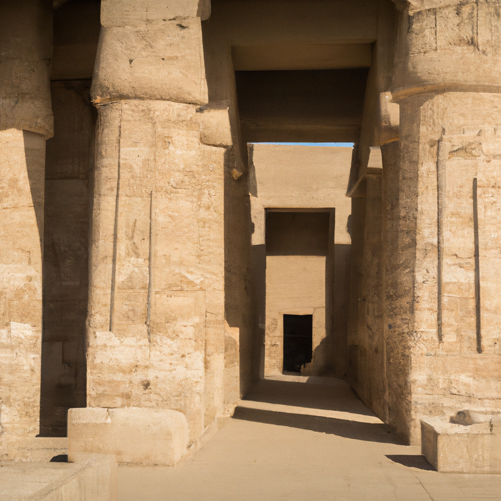 Temple of Osiris at Abydos East Bank West North East In Egypt: Histroy ...