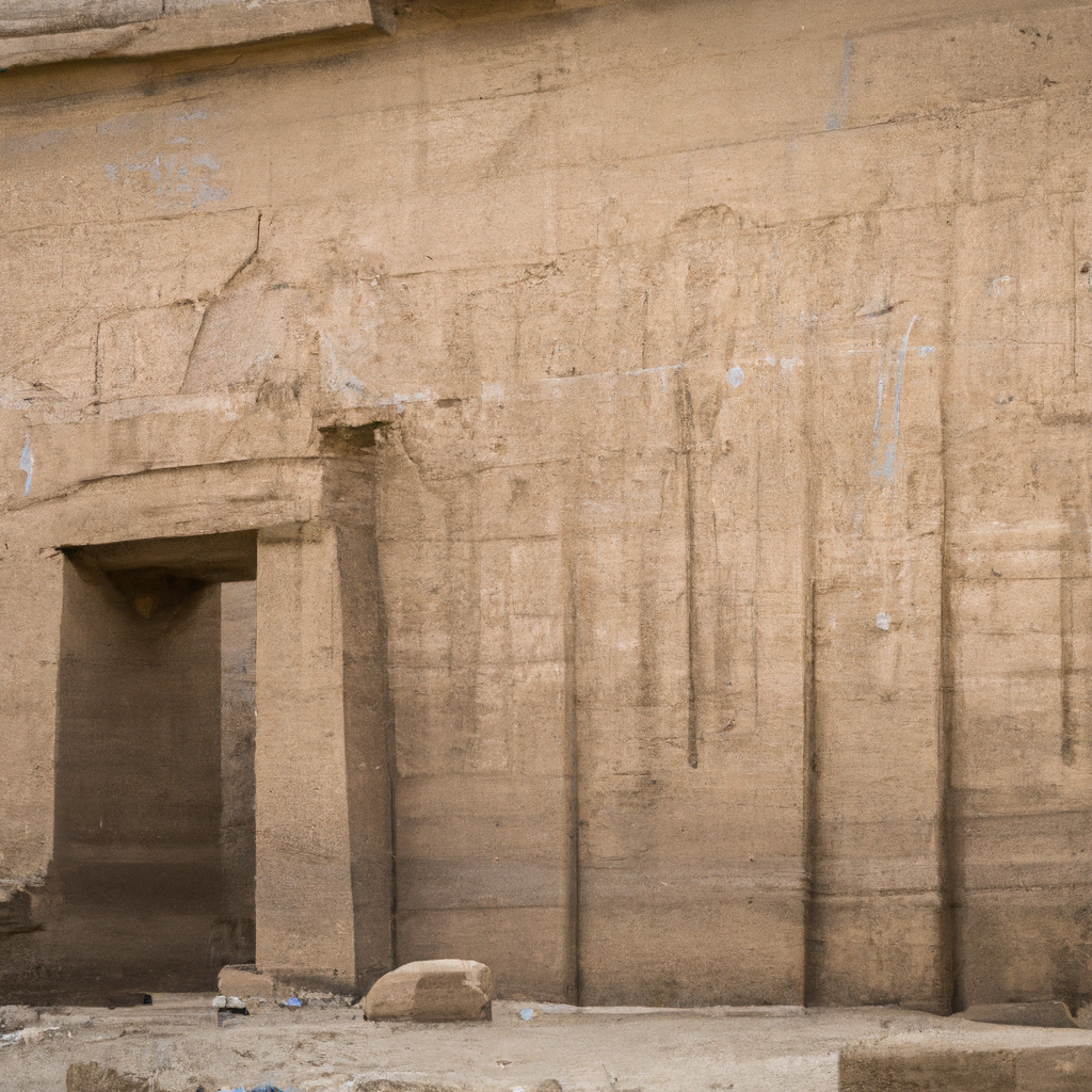 Temple of Osiris at Abydos East Bank West North East South East South ...