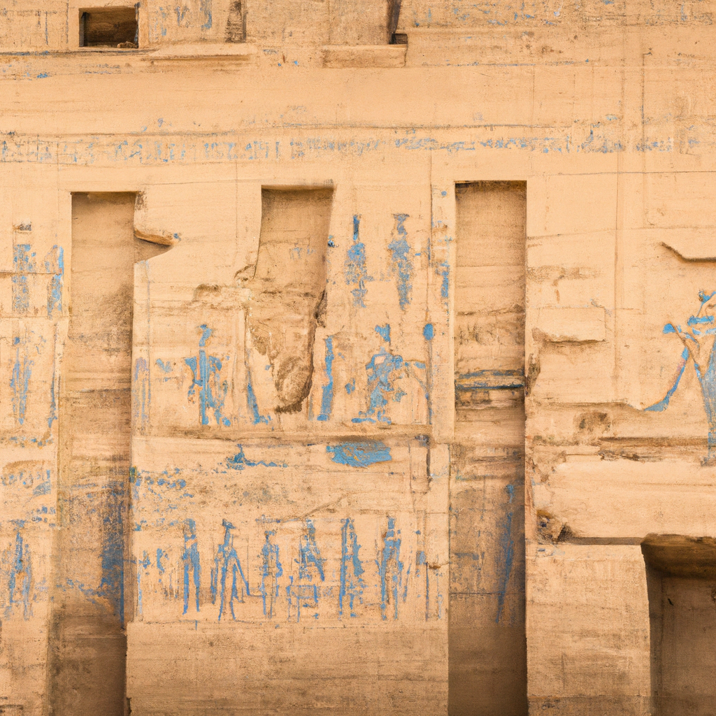 Temple of Osiris at Abydos East Bank West North East South East South ...