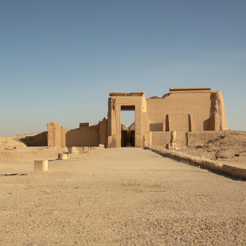 Temple of Thoth at Hermopolis Magna South East West South West East In ...