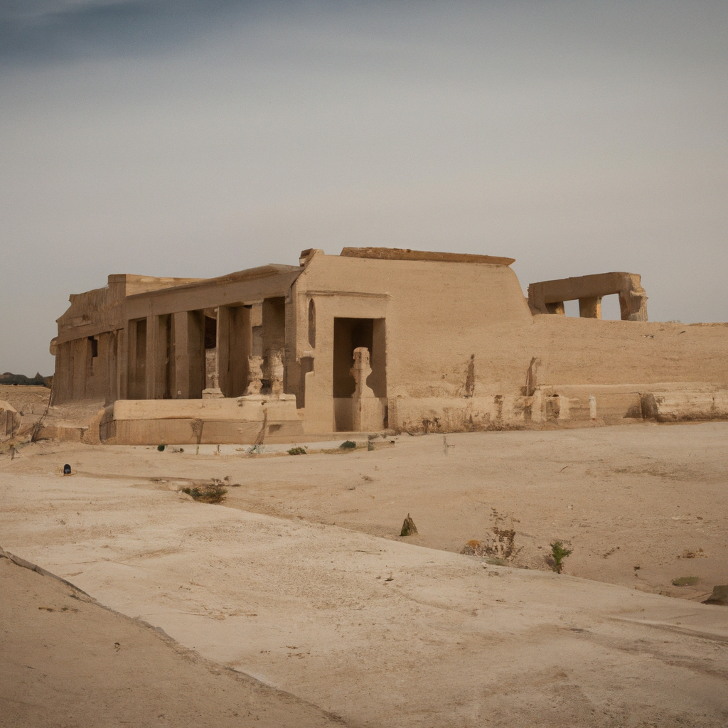 Temple of Thoth at Hermopolis Magna South East West South West East ...