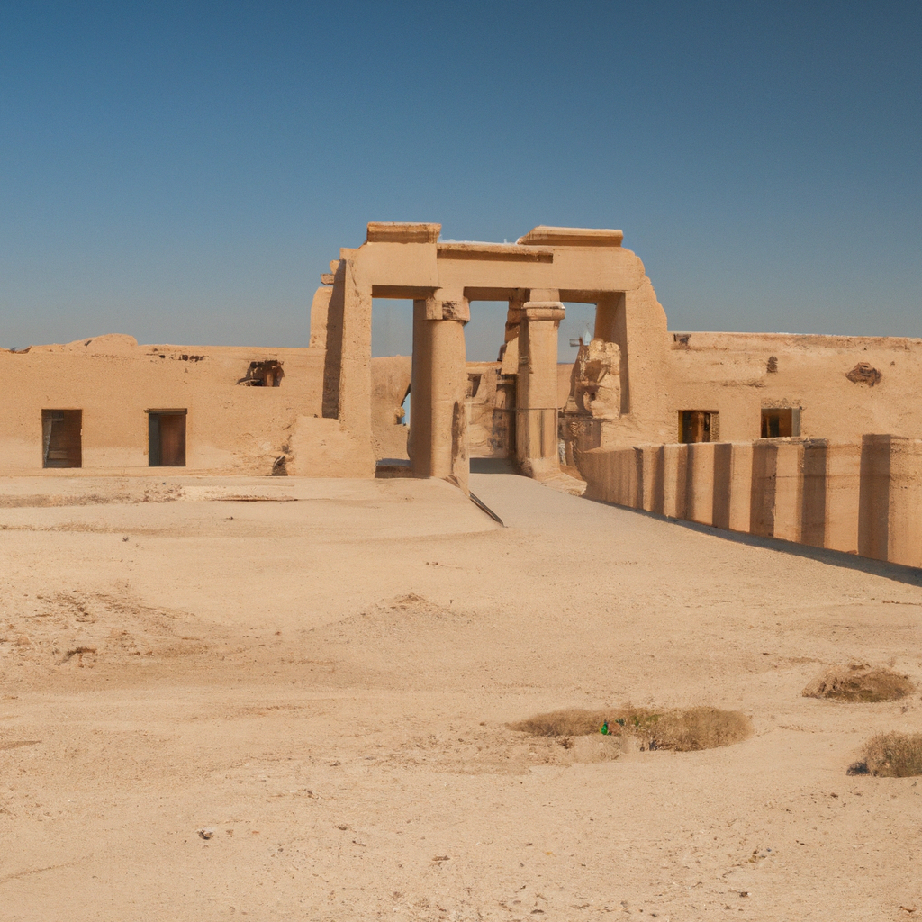 Temple of Thoth at Hermopolis Magna South East West South West East ...