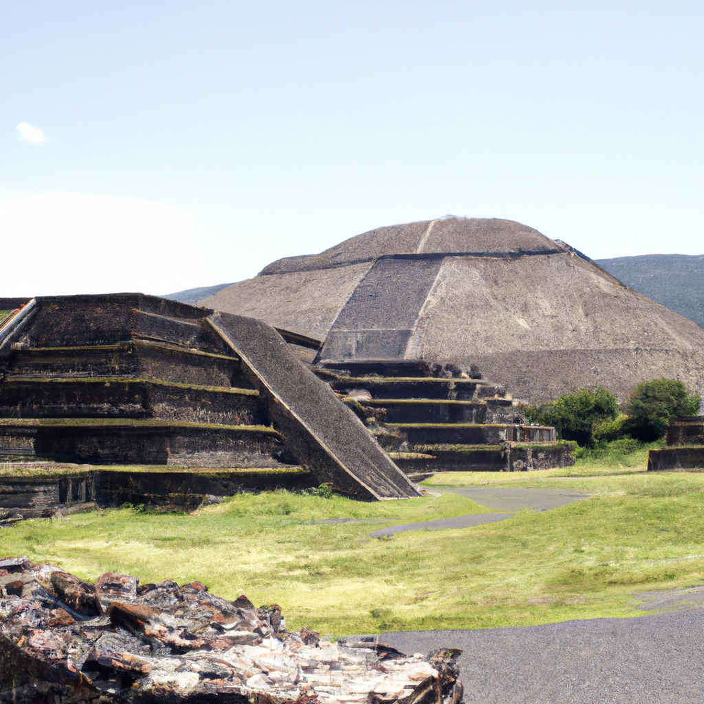 Teotihuacan (Pyramid of the Sun and Pyramid of the Moon) - State of ...