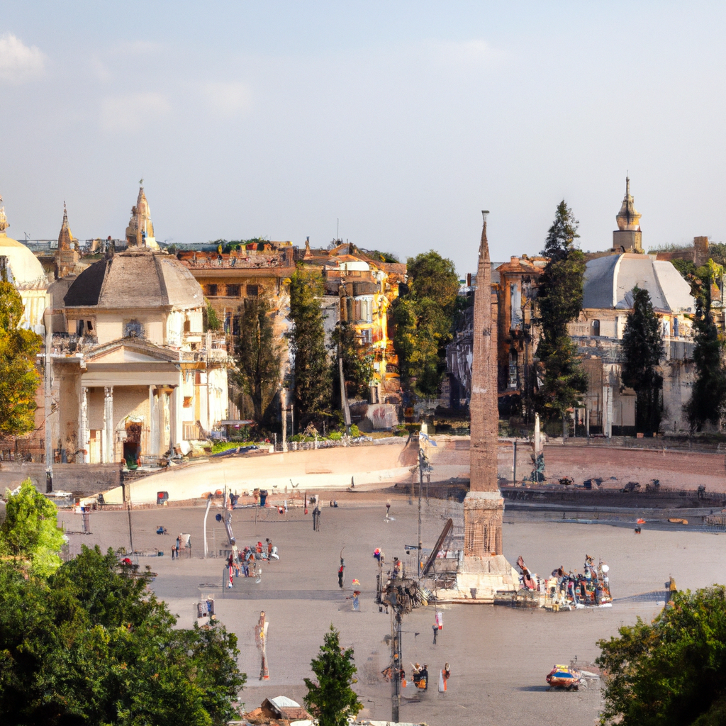 The Piazza del Popolo - Rome In Italy: Overview,Prominent Features ...