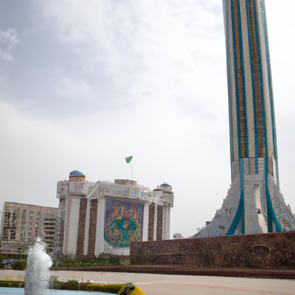 Turkmenbashy Square - Turkmenabat In Turkmenistan: Overview,Prominent ...