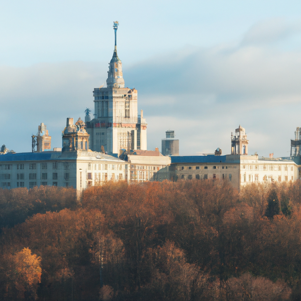 Vorobyovy Gory in Moscow. In Russia: Overview,Prominent Features ...