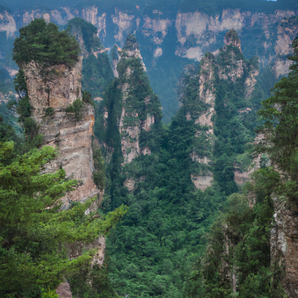 Wulingyuan Scenic Area in Zhangjiajie In China: Overview,Prominent ...