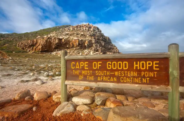 A Route Guide to Reach the Cape of Good Hope, Cape Town